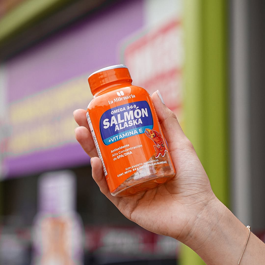 Omega 3 6 9 Salmon de Alaska | Alta Concentracion EPA DHA
